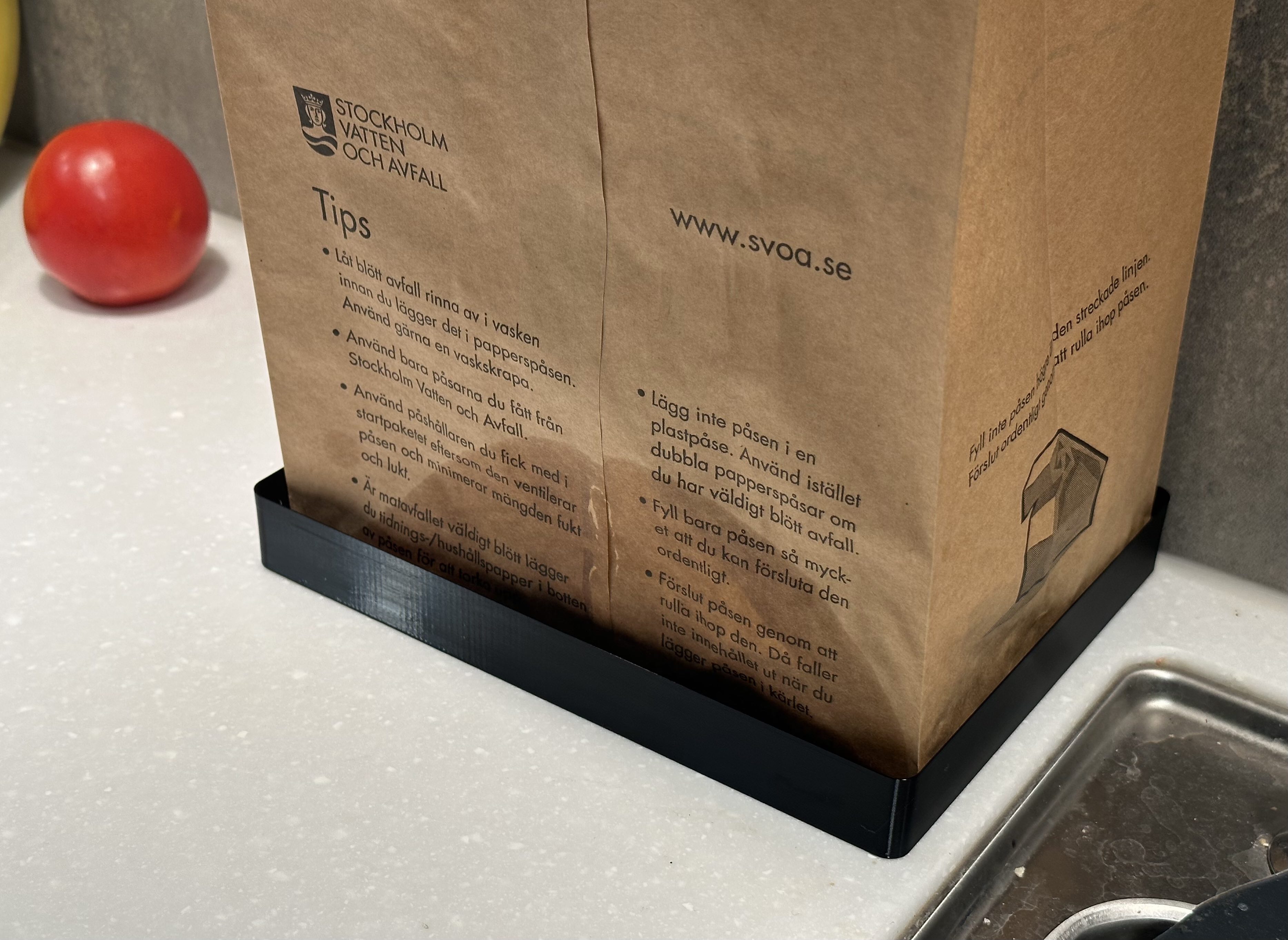 Compost Bag Stand by JP | Download free STL model | Printables.com