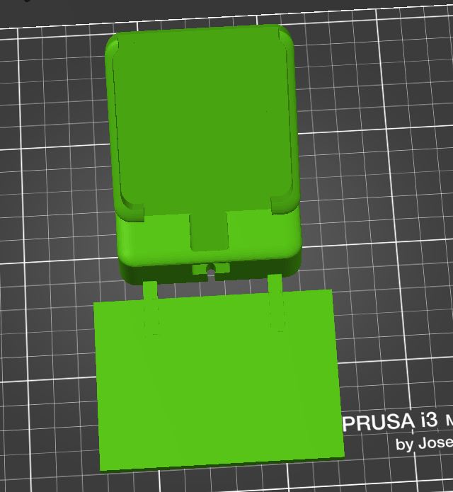 Square Reader With Sticker Board by The.Courier05 | Download free STL ...