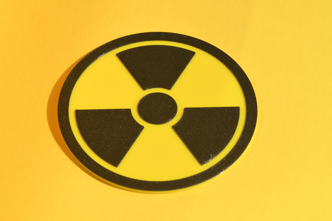 Coaster Radioactive Hazard Symbol by hpeterka | Download free STL model ...