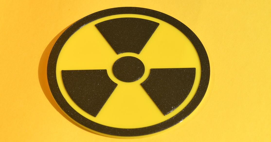Coaster Radioactive Hazard Symbol by hpeterka | Download free STL model ...
