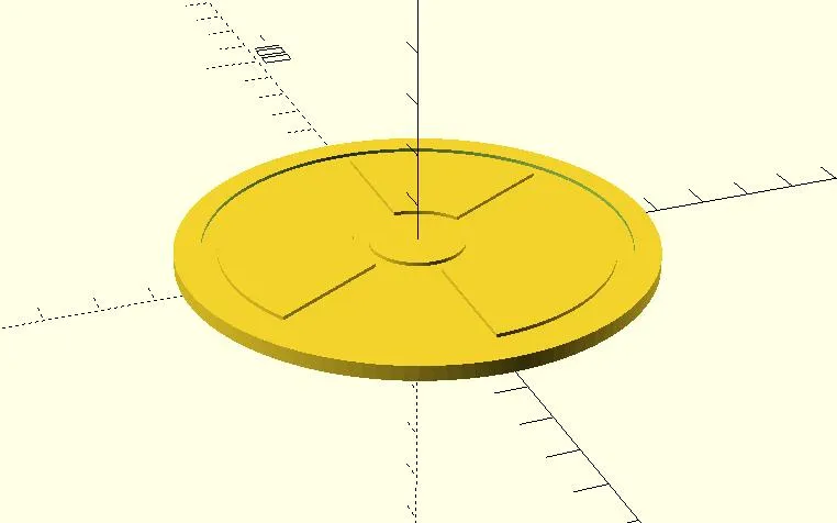 Coaster Radioactive Hazard Symbol by hpeterka | Download free STL model ...