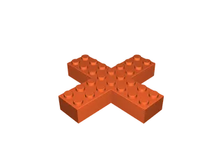 Plus/Cross Shaped Lego-Compatible Bricks - 6x6 and 8x8 by Frederik ...