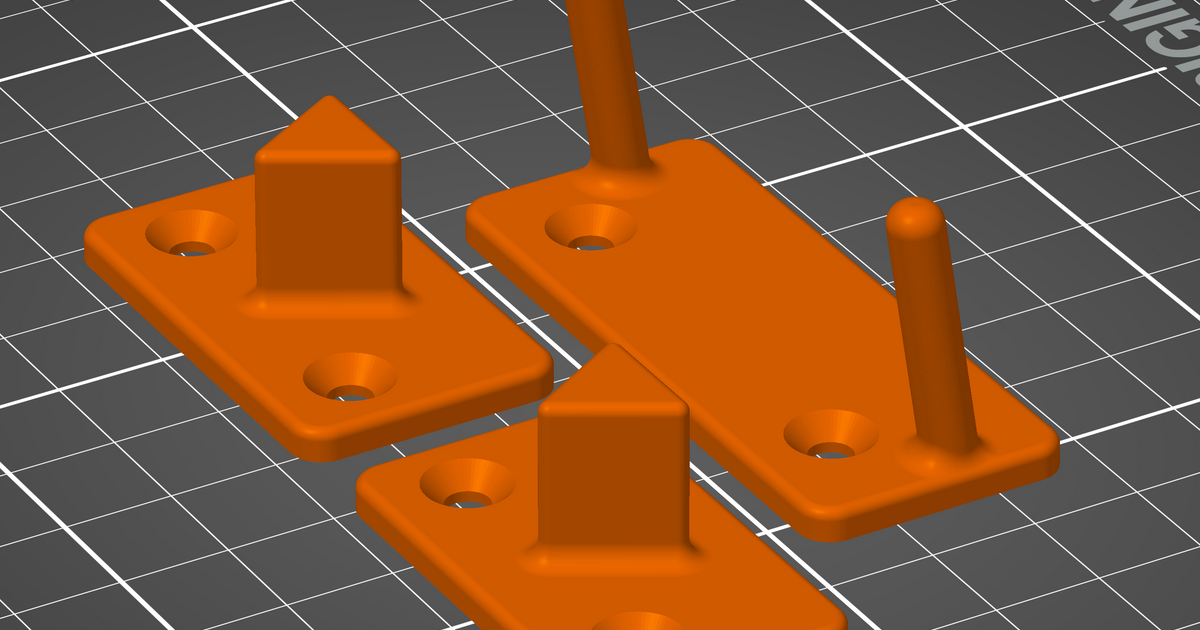 Wall mount hangers for 3d printer tools by cmsj | Download free STL model | Printables.com