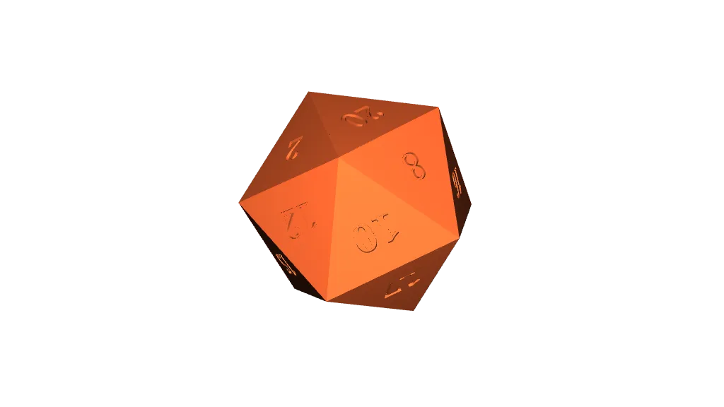D 20 by Robbie Seymour | Download free STL model | Printables.com