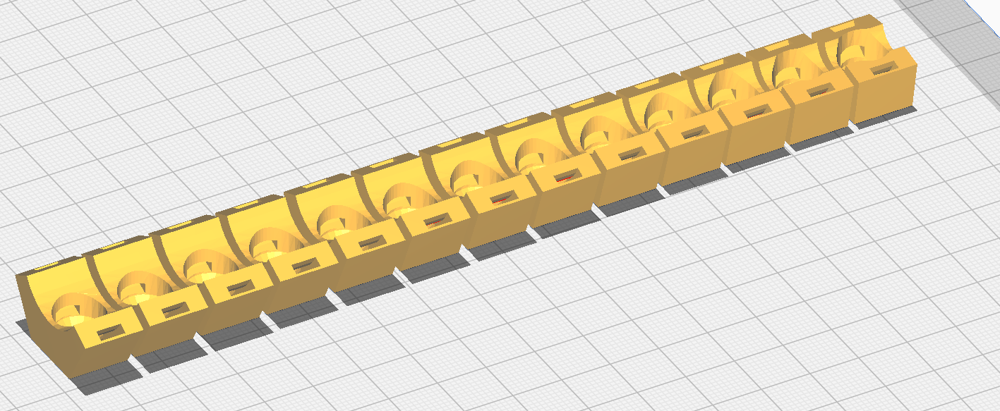 Tube mount for self-locking ties by bernard maurin | Download free STL ...