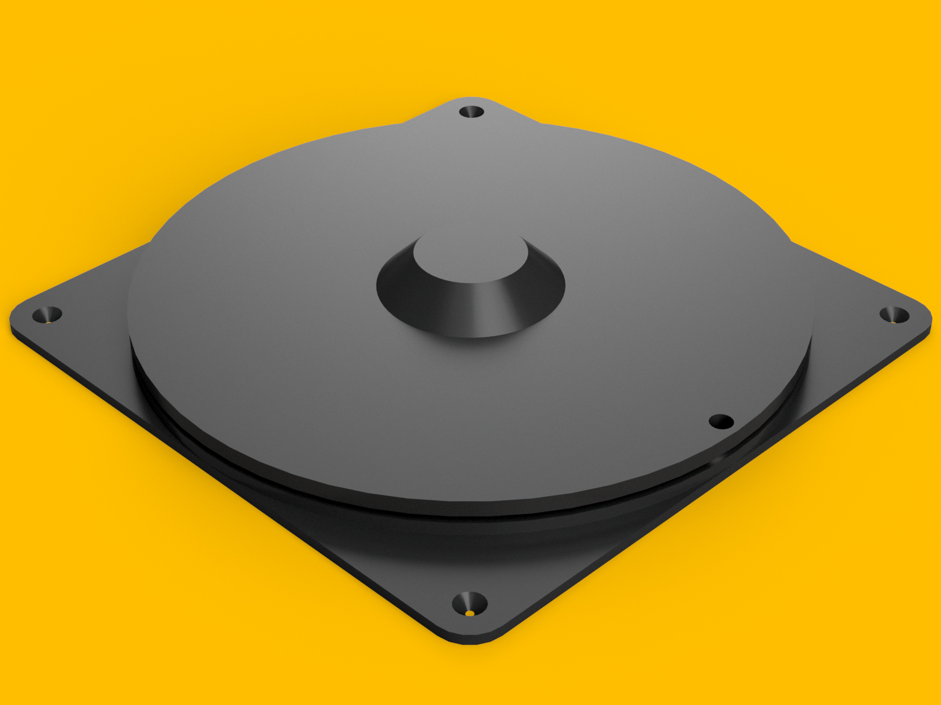 Turntable spool holder by Fikcja | Download free STL model | Printables.com
