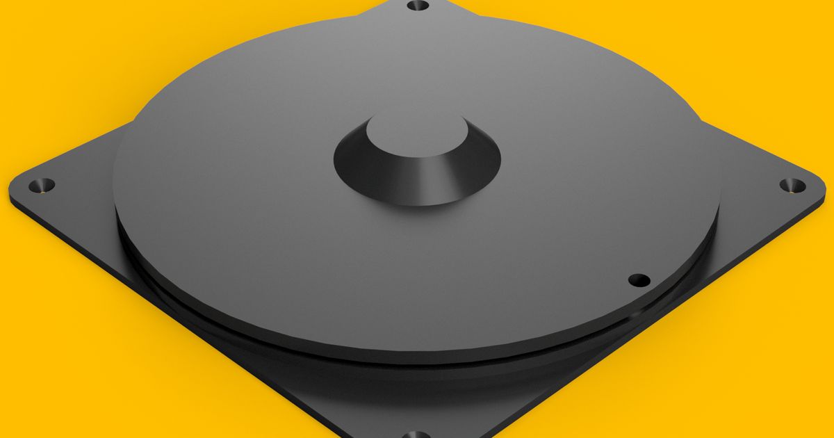 Turntable spool holder by Fikcja | Download free STL model | Printables.com