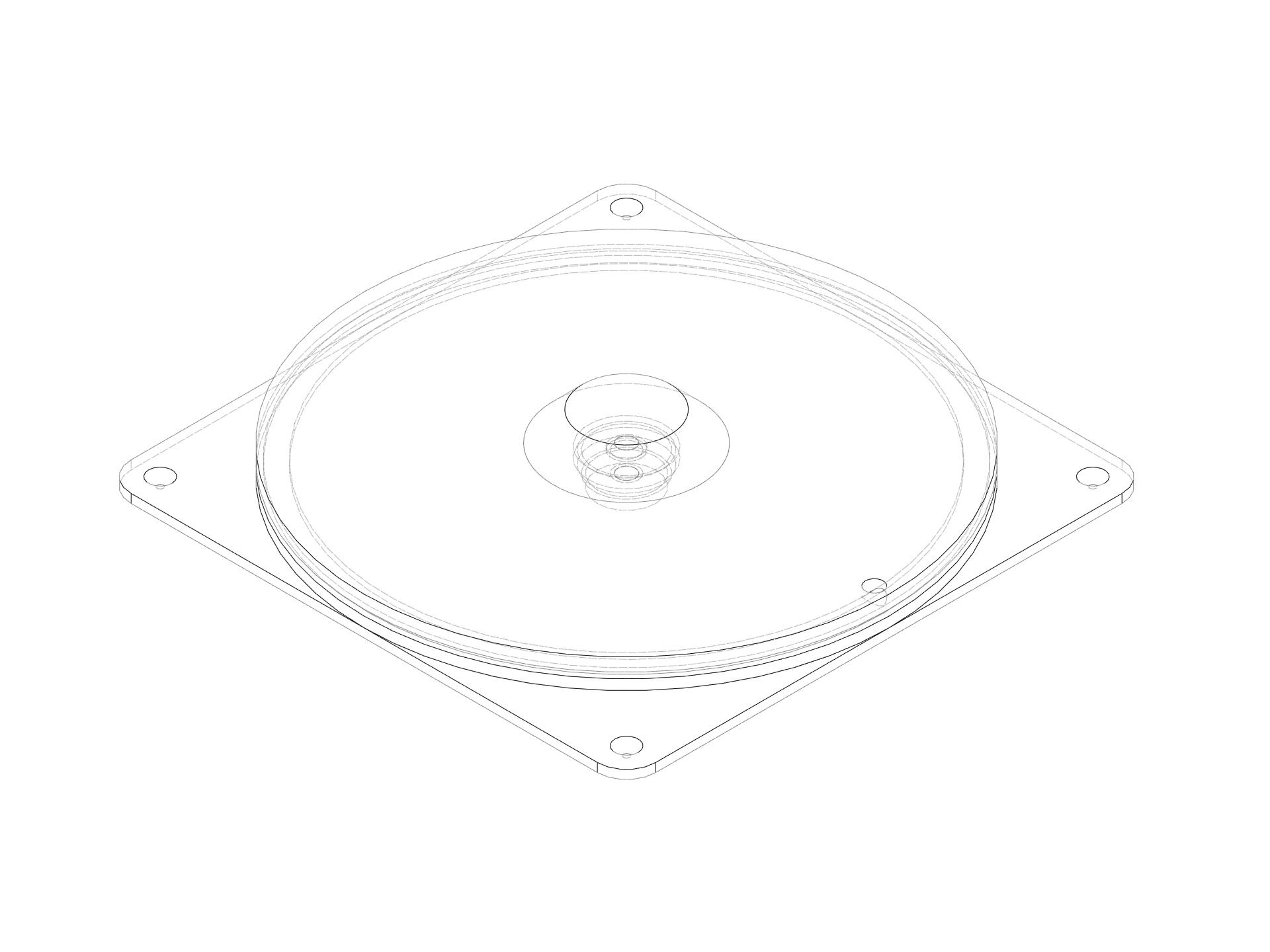 Turntable spool holder by Fikcja | Download free STL model | Printables.com