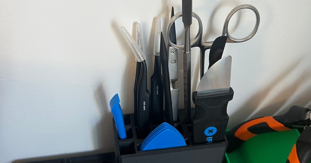 Gridfinity iFixit Toolkit Holder - Compact Shared by Lucas.G - MakerWorld