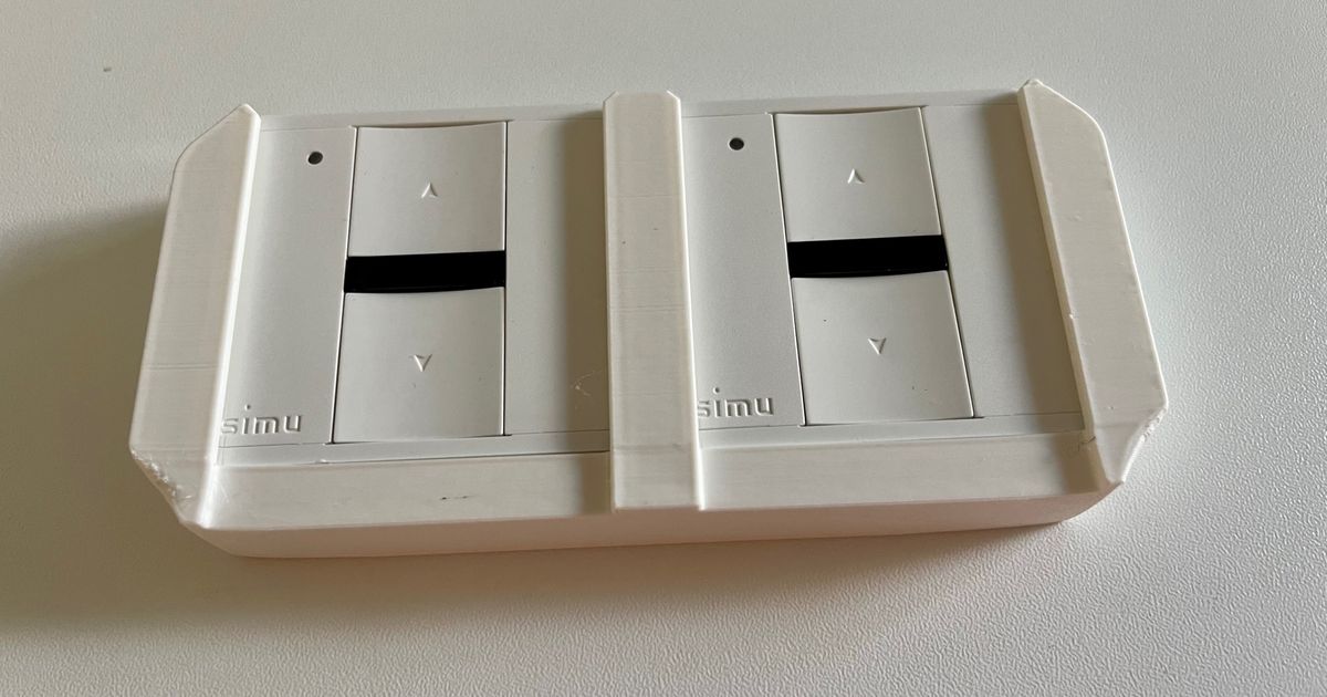 Wall mount for simu BHz transmitter 1C by vmLOGIC | Download free STL ...