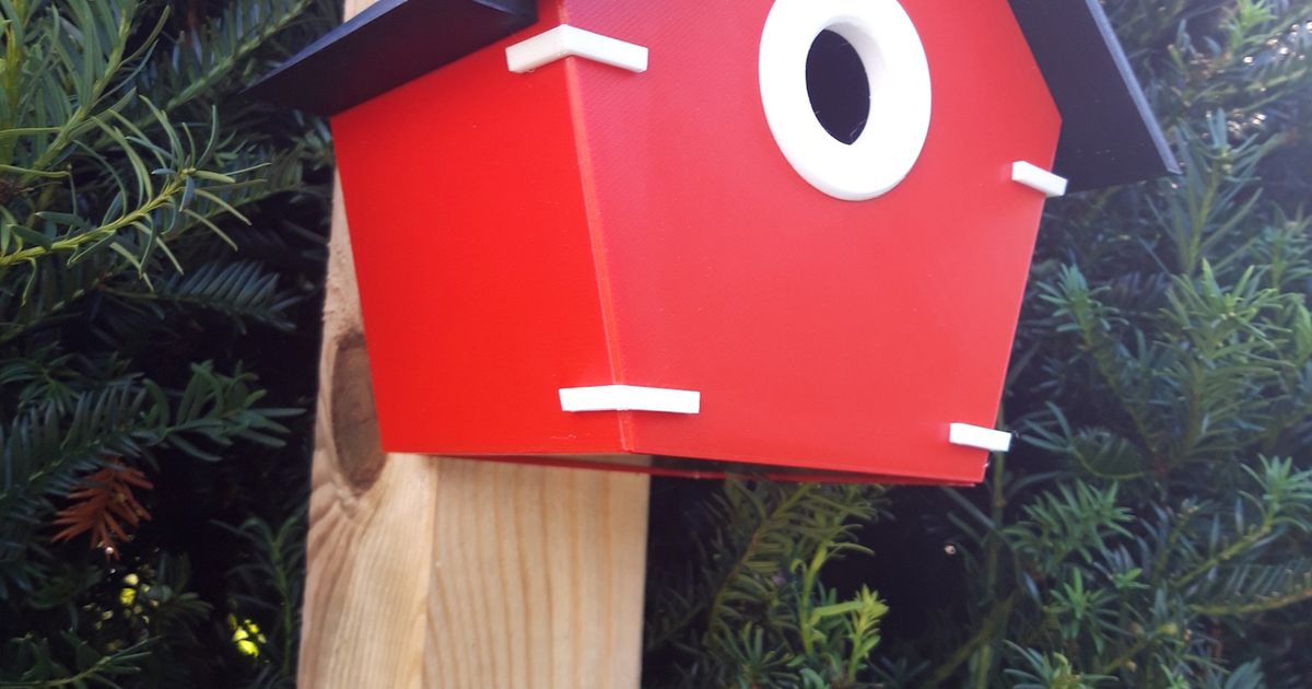 Birdhouse 32mm / 36mm hole por HOLOR | Descargar modelo STL gratuito ...