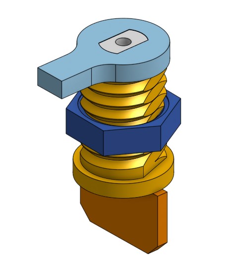 Threaded Cam Lock Cylinder by ProsaicOrc46 | Download free STL model ...