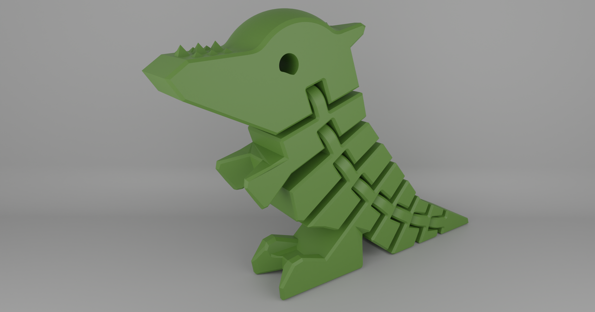 Flexi happy Pachy by Dinosaurs are cool | Download free STL model ...