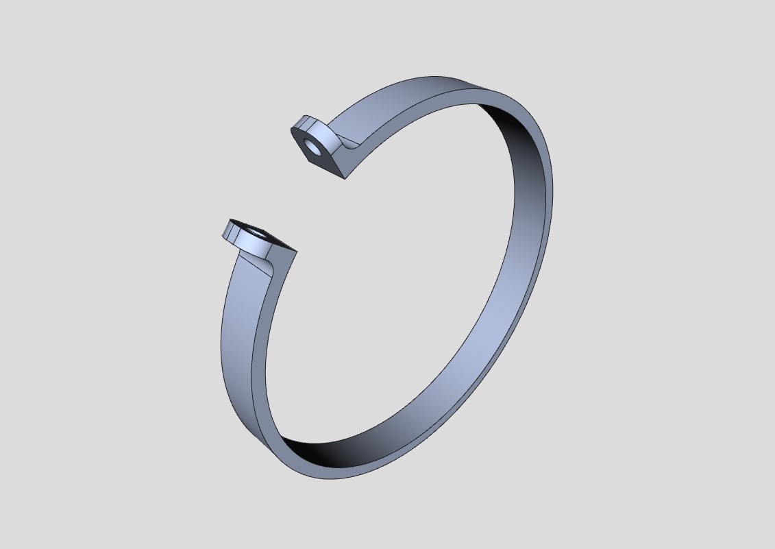 Hose clamp 90mm by gskollnau | Download free STL model | Printables.com