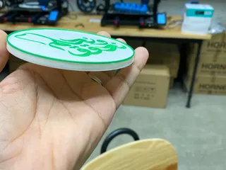 Saudi National Day Coaster by Hussain Eid | Download free STL model ...