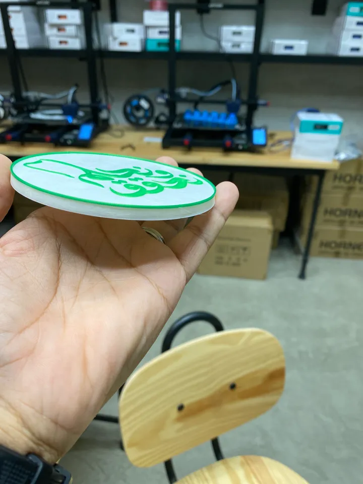 Saudi National Day Coaster by Hussain Eid | Download free STL model ...