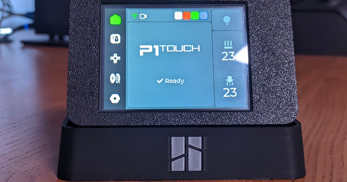 Bambu Lab P1P/P1S/X1C 18650 Portable Display (xTouch) by Szaman ...