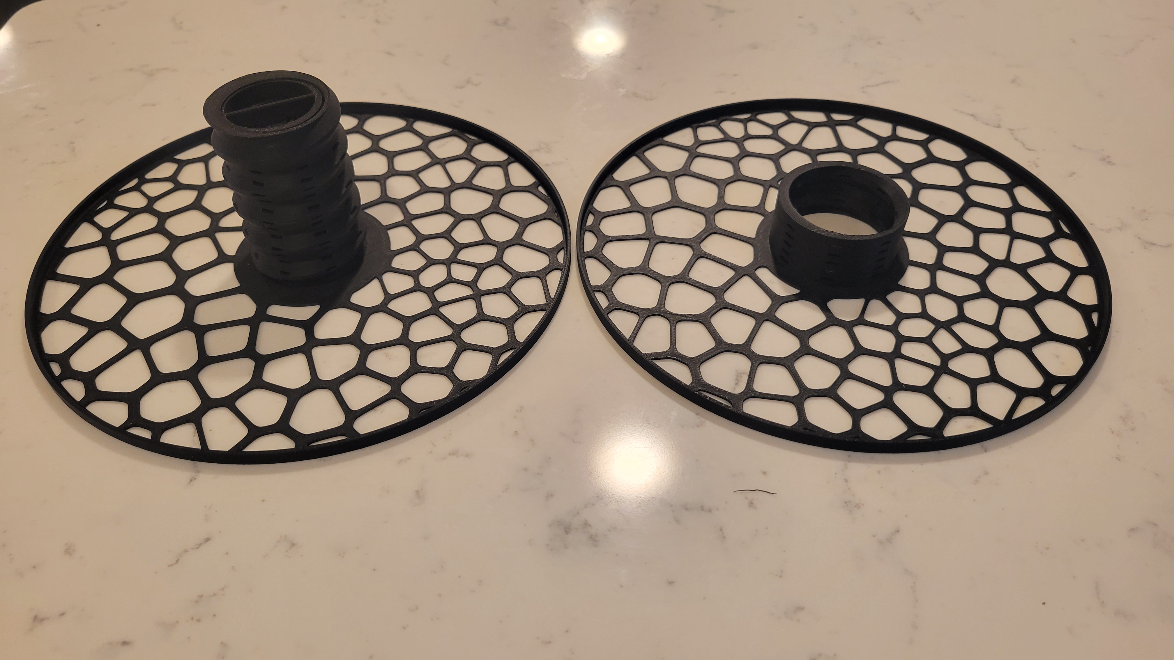 Bambu Lab AMS Slim Carboard Spool Adapters w/ Desiccant Holder by ...