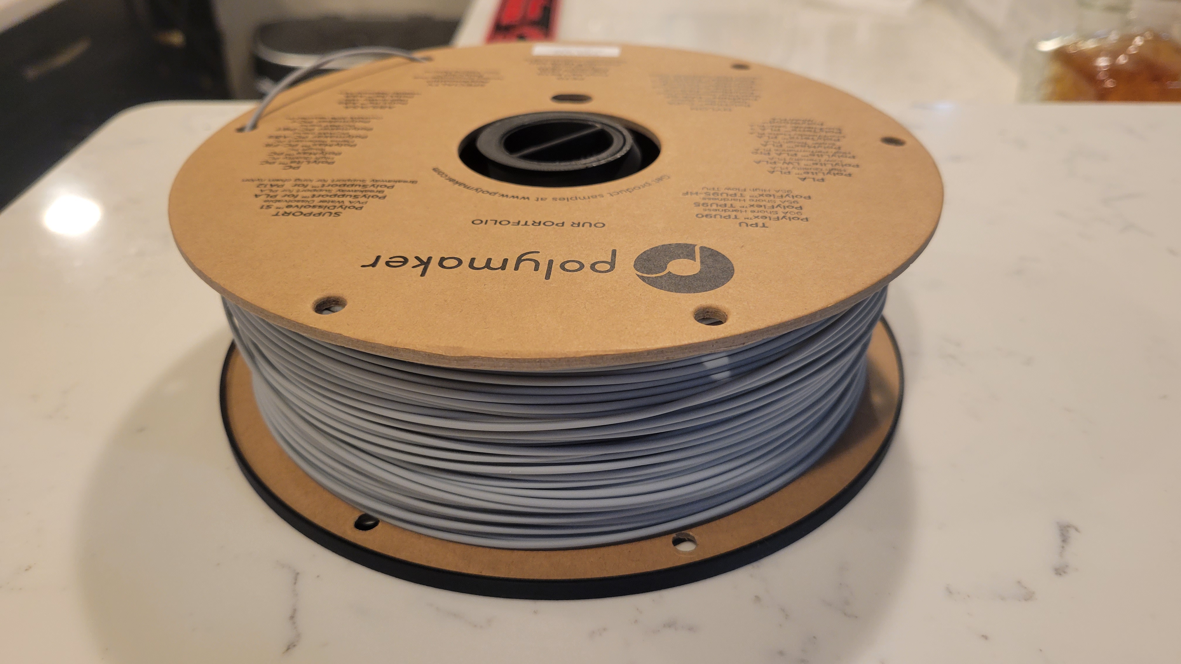 Bambu Lab AMS Slim Carboard Spool Adapters w/ Desiccant Holder by ...