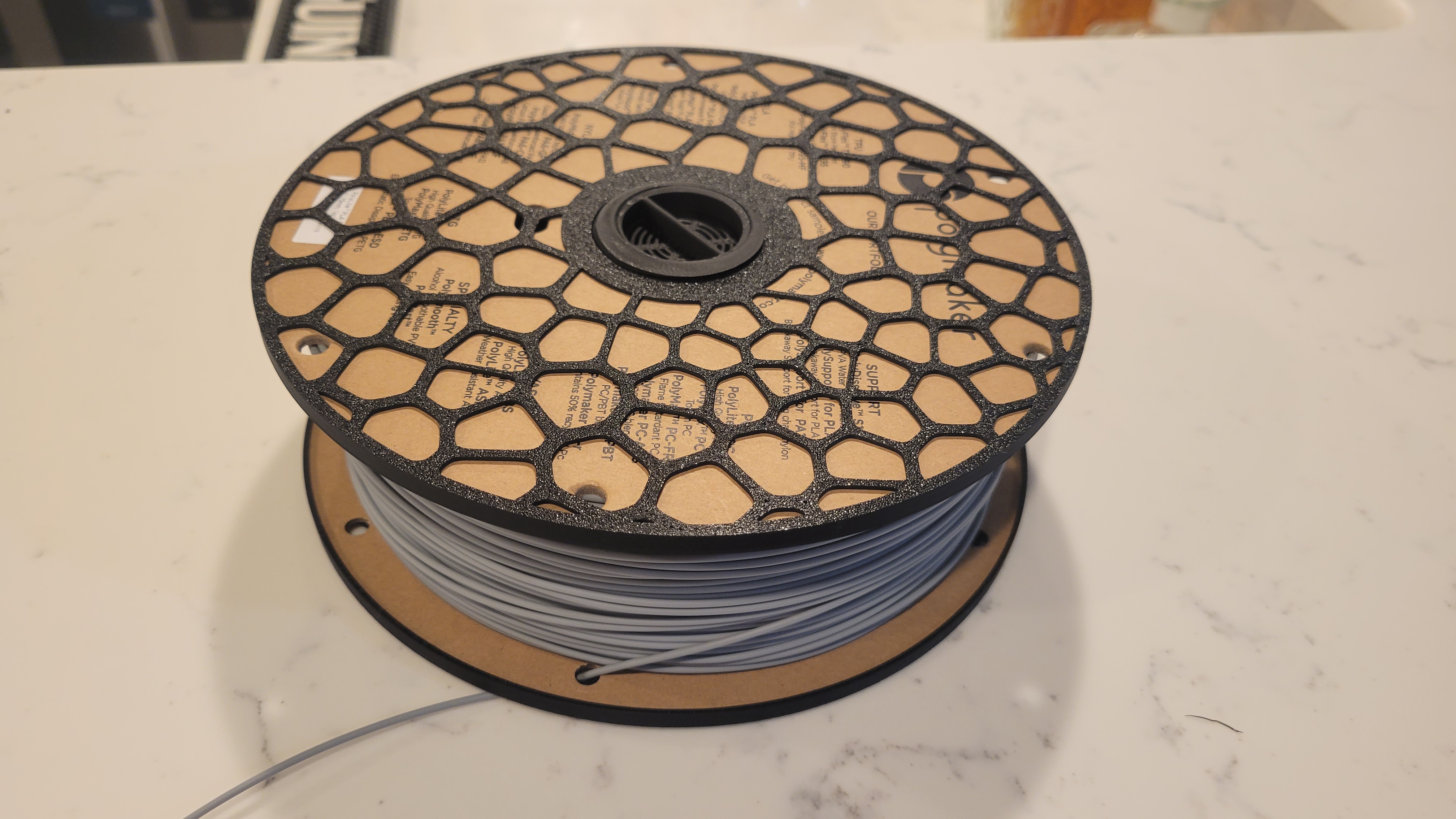 Bambu Lab AMS Slim Carboard Spool Adapters w/ Desiccant Holder by ...