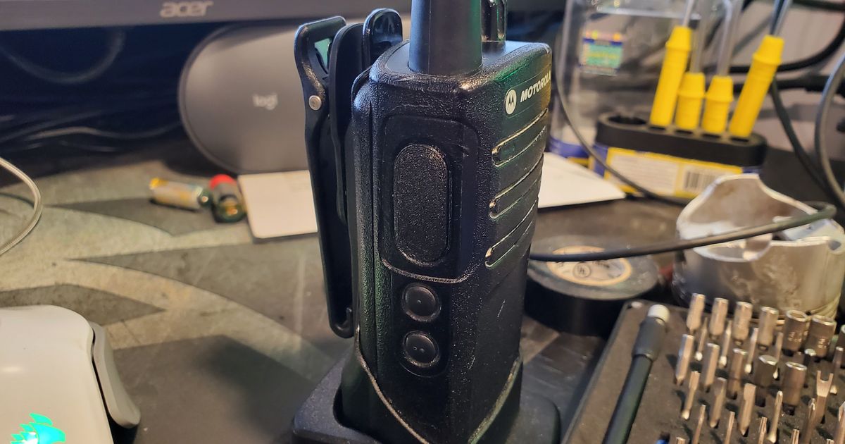 Motorola RMU2040 Button by Jsmaz3 | Download free STL model ...