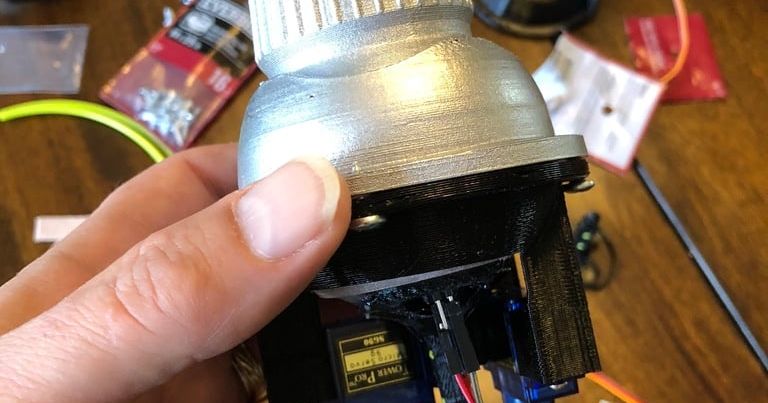 R2-D2 Teeces Marcduino MrBaddely HoloServo Mount by Eebel | Download ...