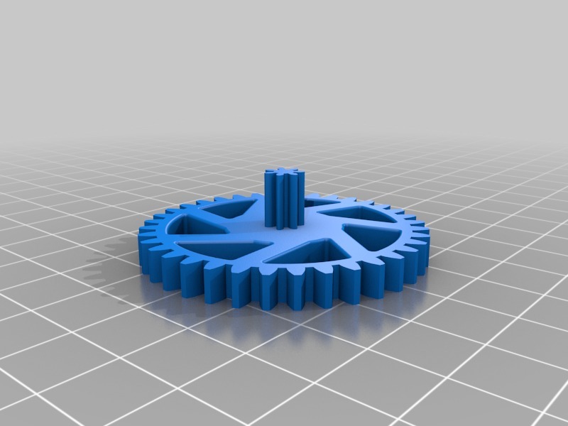 Five-Axle Stepper Motor Clock by Eebel | Download free STL model ...