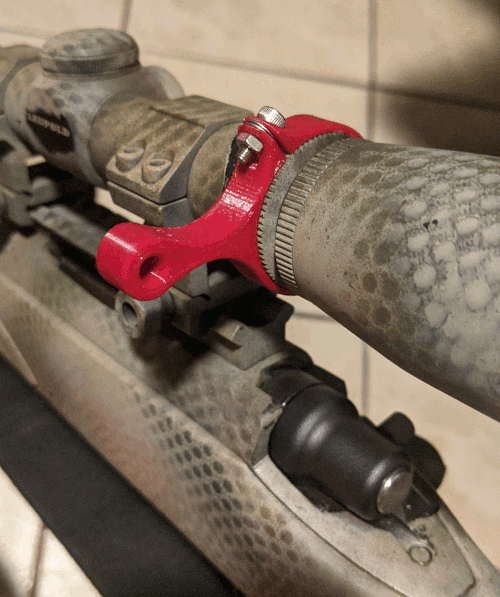 Leupold scope throw lever by R | Download free STL model | Printables.com