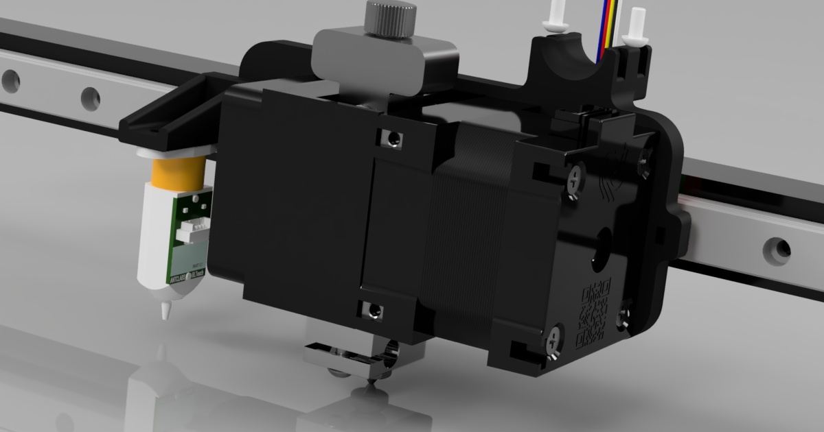 No Flex - E3D Hemera Linear Rail Mount by Indeterminate Design | Download free STL model ...