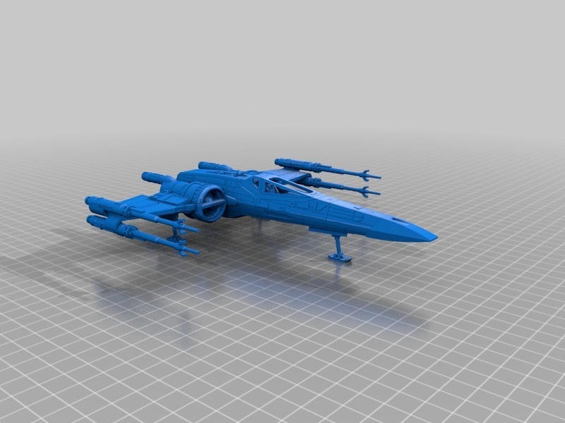 Incom T-70 X-Wing Starfighter - 1/64 scale by err404 | Download free ...