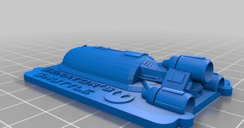 Xwing Senate Shuttle Token by err404 | Download free STL model ...