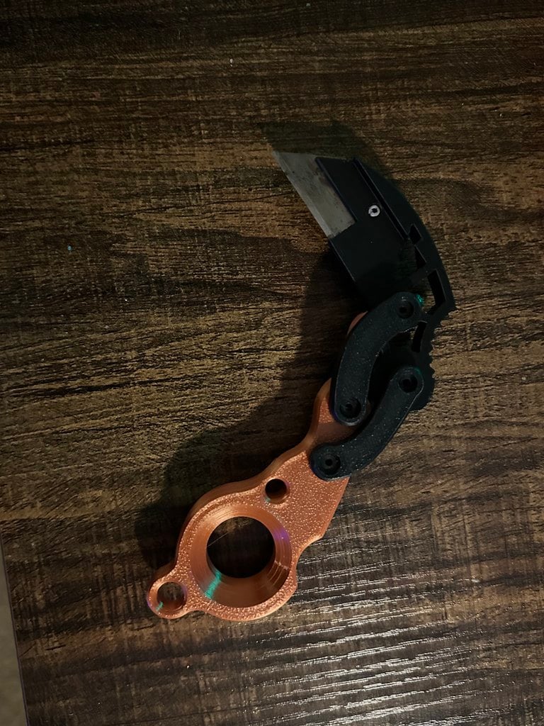 Collapsing Karambit Utility Blade by Utility Blade Builds | Download ...