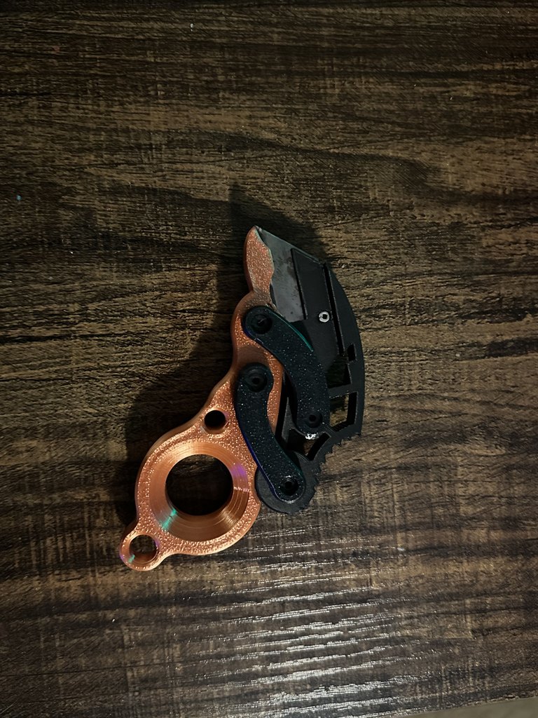 Collapsing Karambit Utility Blade by Utility Blade Builds | Download ...