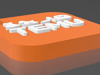 Temu logo keychain by VRsculpts | Download free STL model | Printables.com