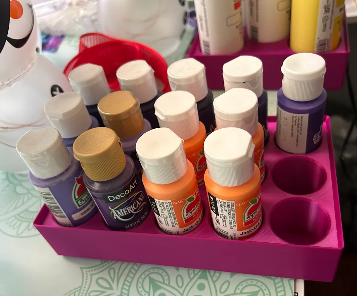 Gridfinity 5x3x1 Small Paint Holder by Greg Black | Download free STL ...