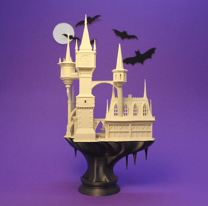 Dracula's Castle - Castlevania by MiniWorld3D | Printables Store