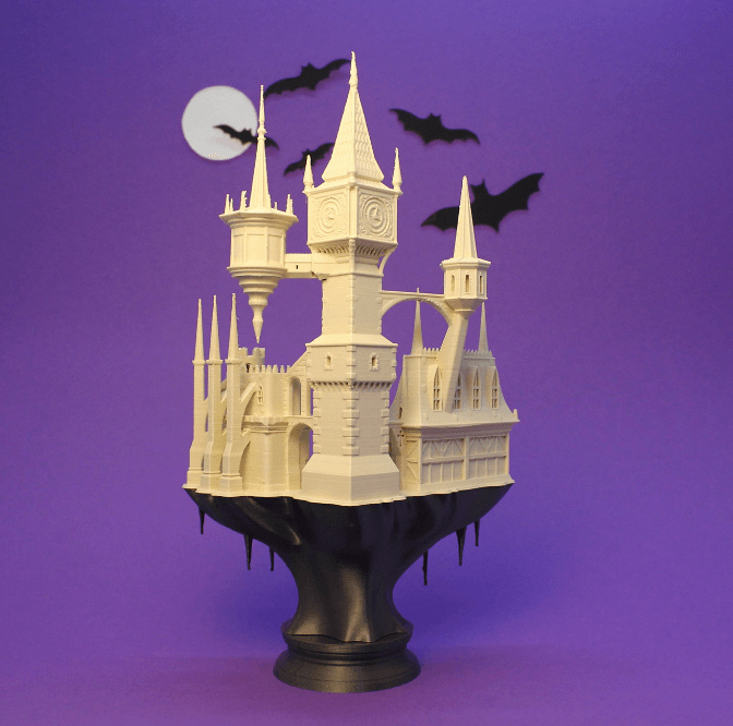 Dracula's Castle - Castlevania by MiniWorld3D | Printables Store