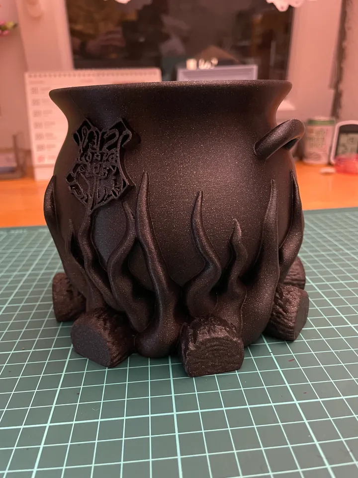 Hogwarts Flaming Cauldron by Magician | Download free STL model ...
