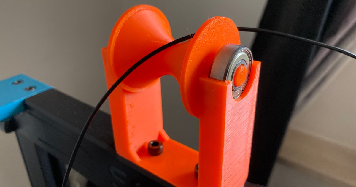 Filament Roller Guide by rufus | Download free STL model | Printables.com