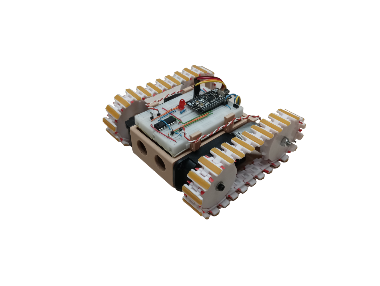 Rc Tracked Robot By Floppy Lab Download Free Stl Model