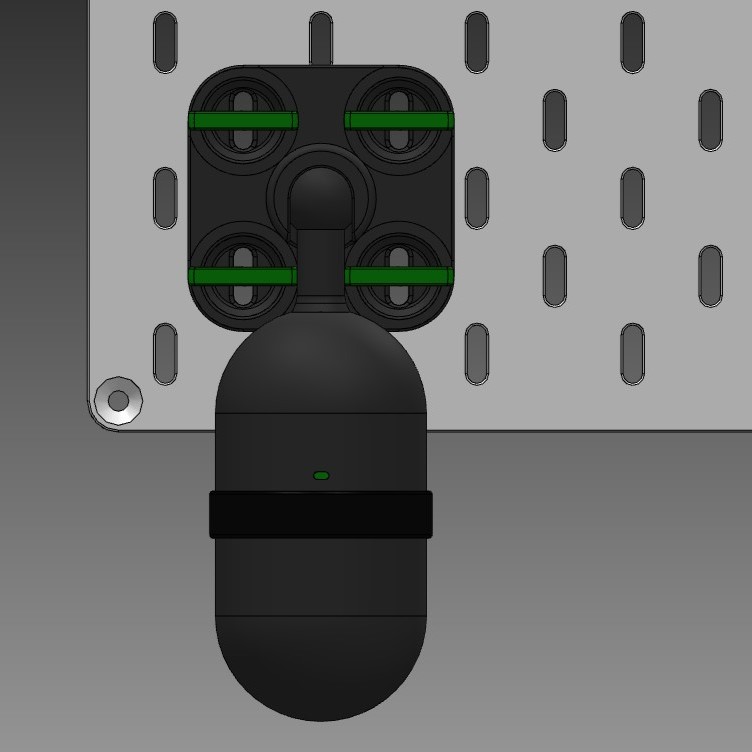 Razer Siren Mini Ikea Skadis Mount 5/8 inch tread by Hetothet ...