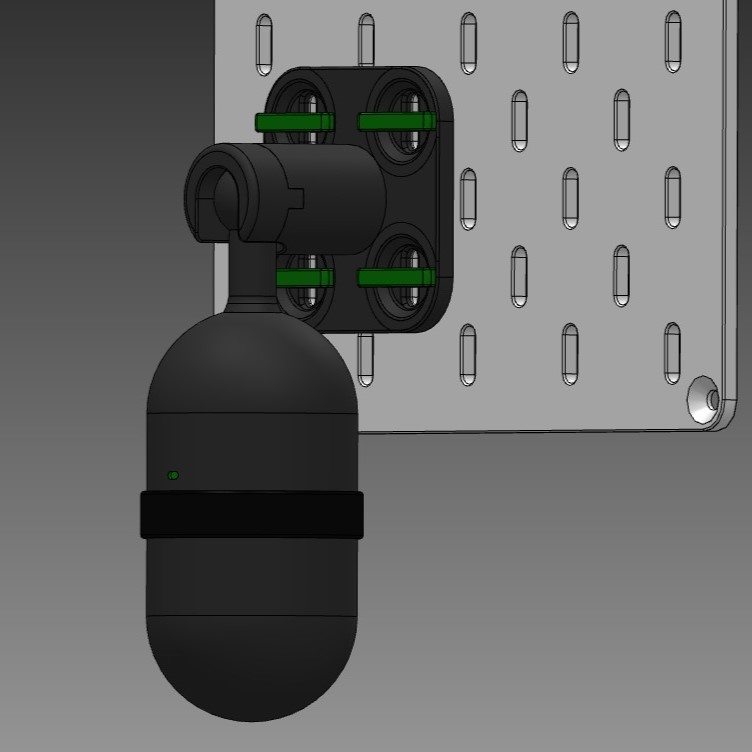 Razer Siren Mini Ikea Skadis Mount 5/8 inch tread by Hetothet ...