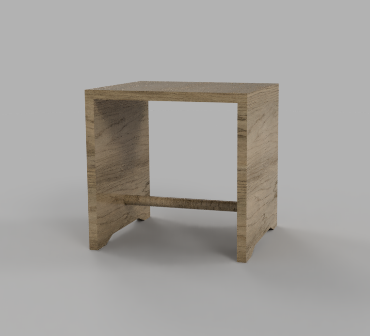 Ulmer Hocker / Stool - Dollhouse Scale by Bergi X | Download free STL ...