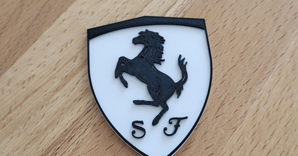 Ferrari Logo by El_Polpo | Download free STL model | Printables.com