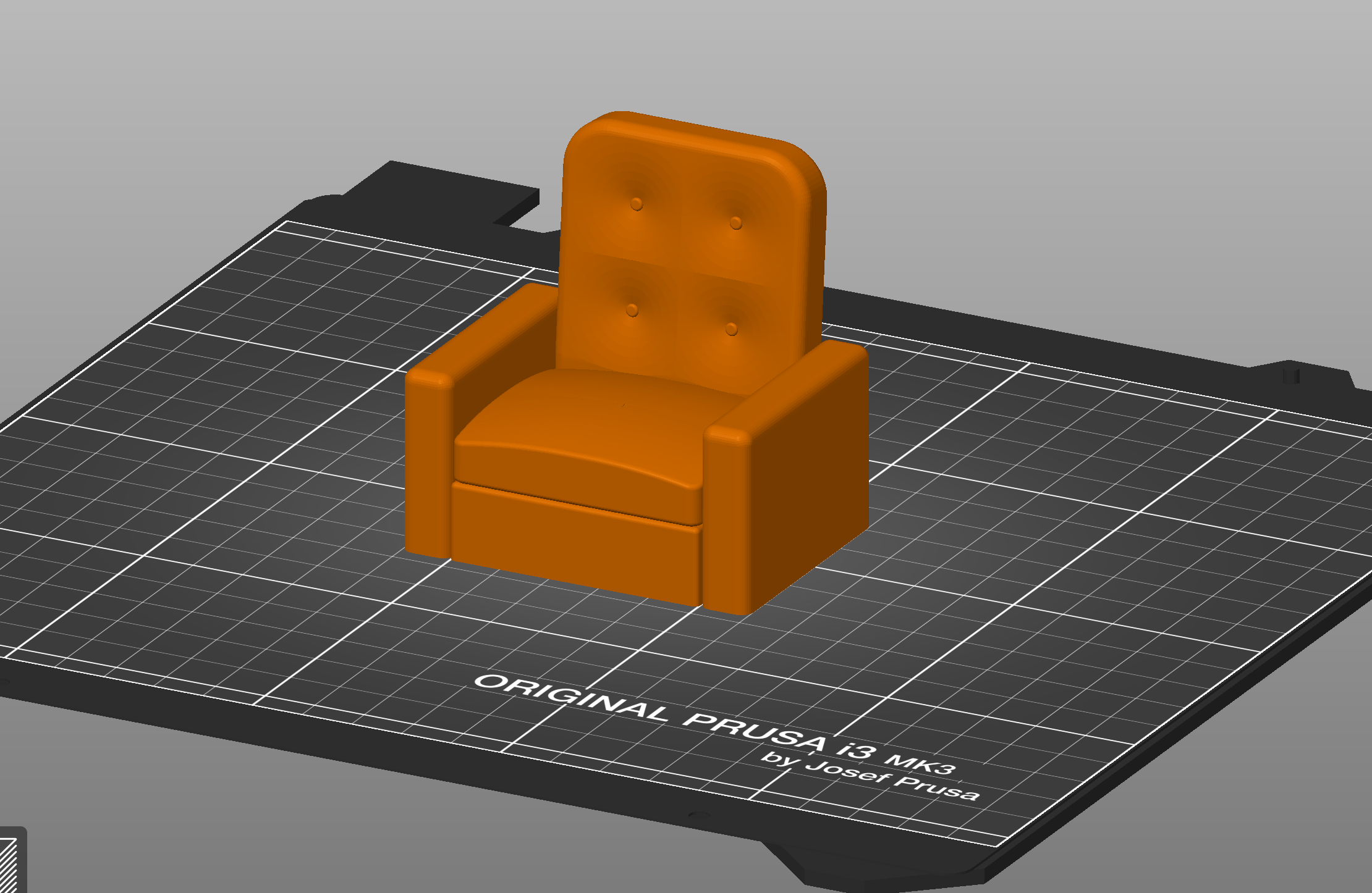 Tiny Armchair by Peterson Daughtry | Download free STL model ...