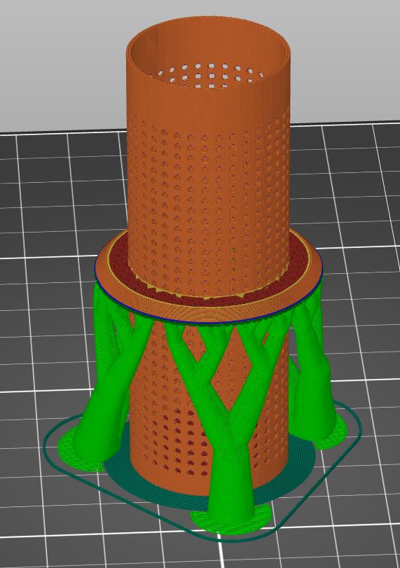 Strainer 28mm diameter by stikyworld | Download free STL model ...