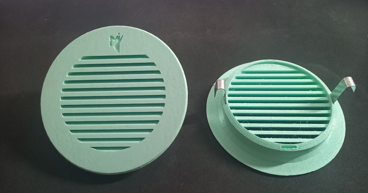 Vent cover - 110 mm by JM036 | Download free STL model | Printables.com