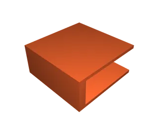 Corner protecter for laptop V1 by ... | Download free STL model ...
