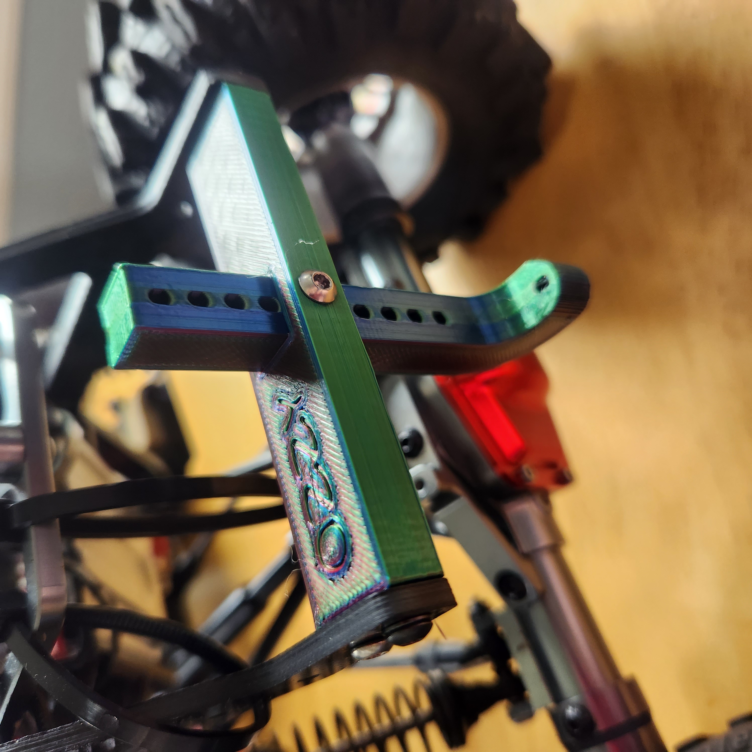 80mm Wide Drop Hitch Mount For RC Crawlers / Scx10 / custom by Ozzy ...