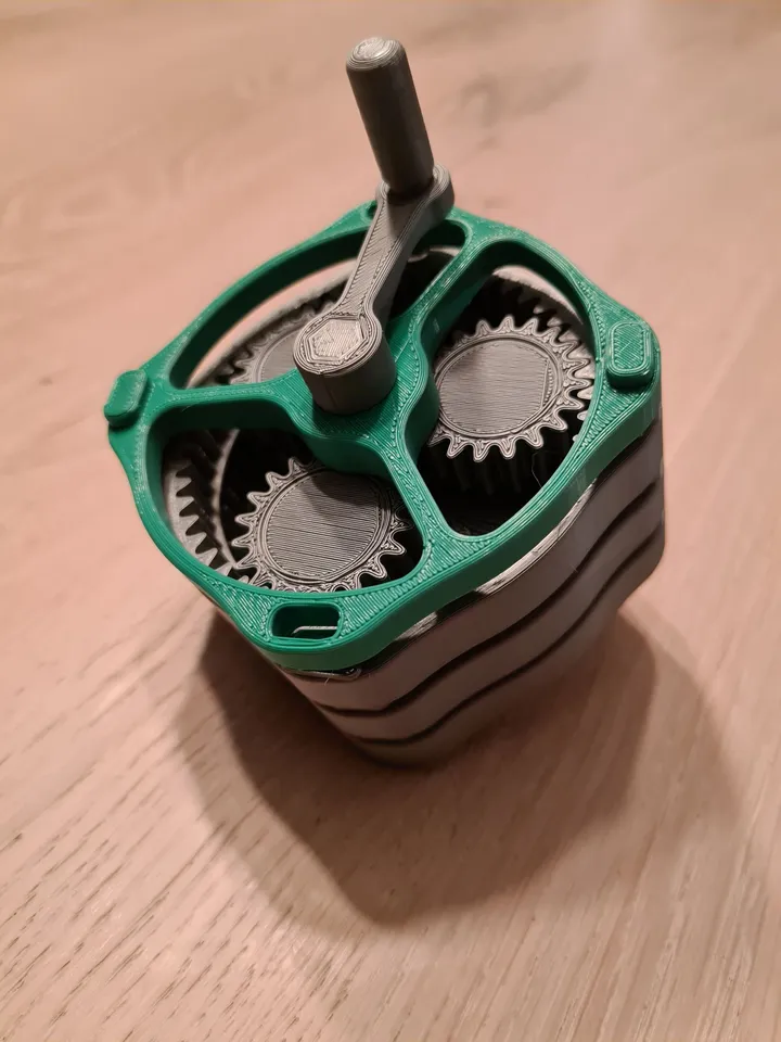 Planetary Gear (stackables) by BartP | Download free STL model ...